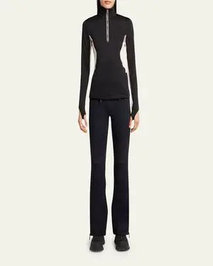 Moncler Stretch Poplin Ski Pants