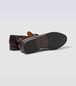 Brunello Cucinelli Leather Loafers - Brown