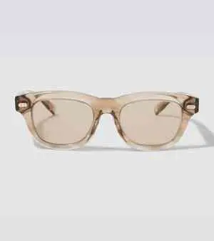 Brunello Cucinelli Square Frame Sunglasses - Beige