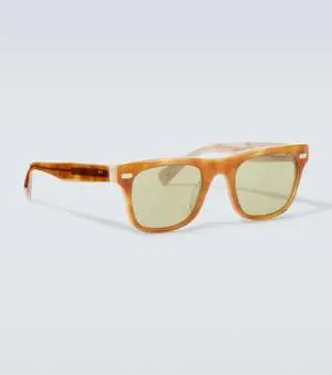 Brunello Cucinelli Square Frame Sunglasses - Brown