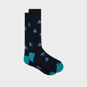 Paul Smith Dice Pattern Socks - Blue