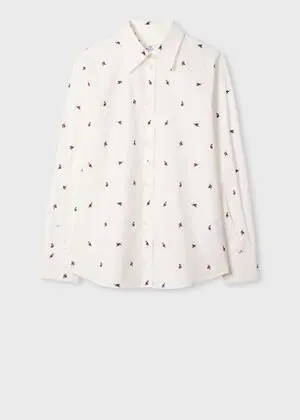 Paul Smith Ditsy Cat' Cotton Shirt
