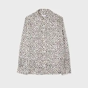 Paul Smith Printed Viscose Shirt - White