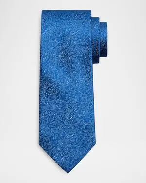 Charvet Multi-paisley Silk Tie - Blue