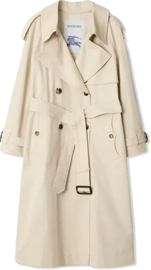 Burberry Long Gabardine Fitzrovia Trench Coat