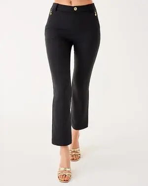 Lilly Pulitzer® Ana Embellished High Rise Crop Flare Pant