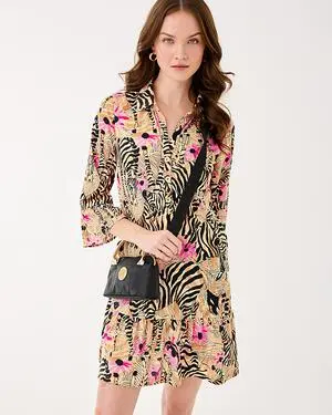 LILLY PULITZER Delany Shirtdress - Rutabaga El Morocco