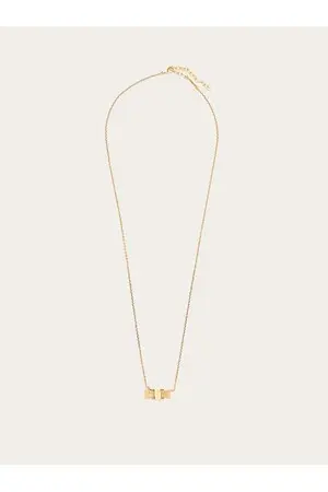 FERRAGAMO Vara Bow Pendant Necklace - Gold