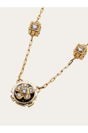 FERRAGAMO Charm Necklace - Black