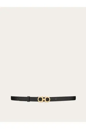 FERRAGAMO Gancini Belt - Black