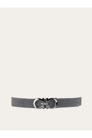 FERRAGAMO Adjustable Gancini Belt - Red