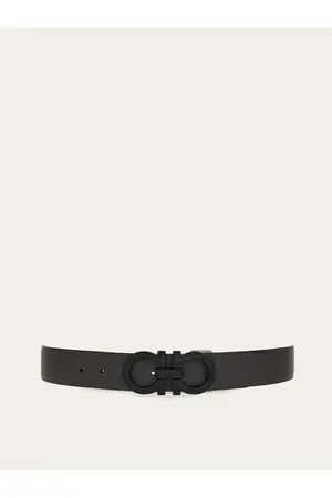 FERRAGAMO Reversible And Adjustable Gancini Belt - Red