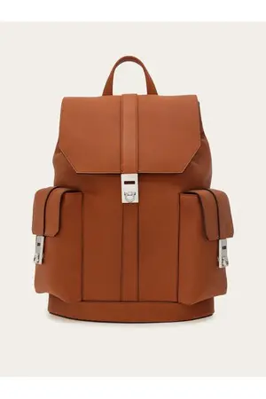 FERRAGAMO Utility Backpack - Brown