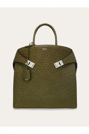 FERRAGAMO Hug Tote Bag - Green