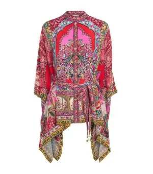 Camilla Silk Scarf Blouse
