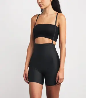 SKIMS Sheer Sculpt Low-back Shorts - Black