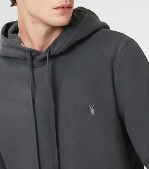 ALLSAINTS Organic Cotton Raven Ramskull Hoodie