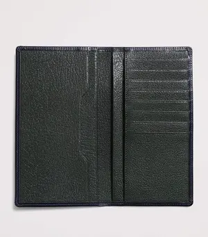 SWAINE Leather Bifold Tall Jacket Wallet