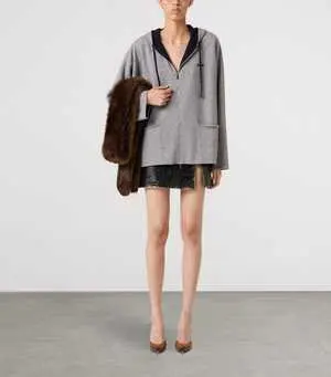 Miu Miu Cashmere Zip-up Hoodie