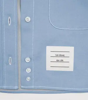 Thom Browne Denim Cropped Shirt