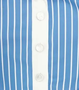 Thom Browne Cotton Stripe Halter Top
