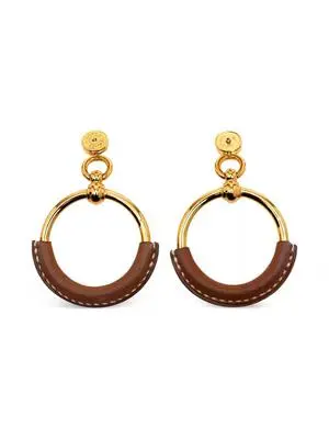 Hermès Loop Earrings - Gold
