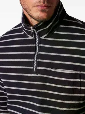 Paul Smith Striped Zip-up Sweater