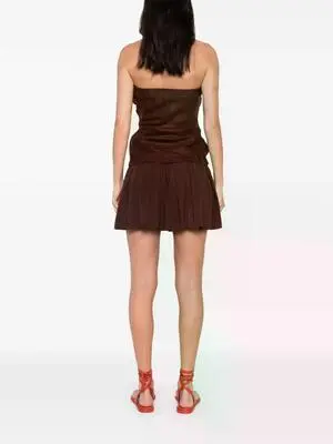 Faithfull The Brand Hedy Square-neck Mini Dress