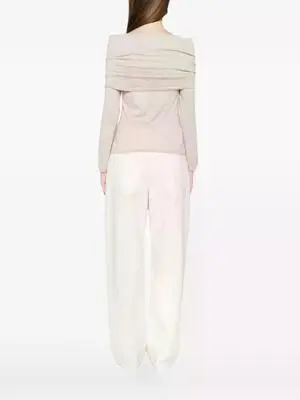 Max Mara Faretra Off-shoulder Sweater