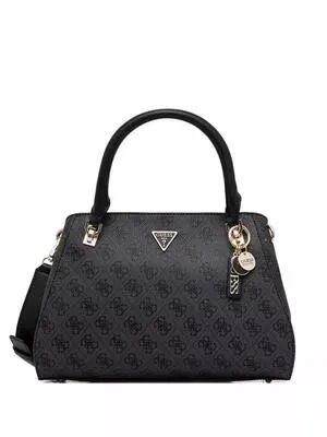 Guess Monogram Satchel With Charm