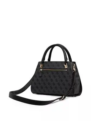 Guess Monogram Satchel With Charm