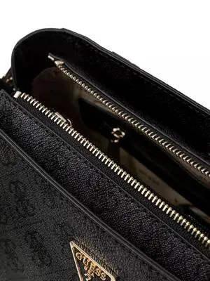 Guess Monogram Satchel With Charm