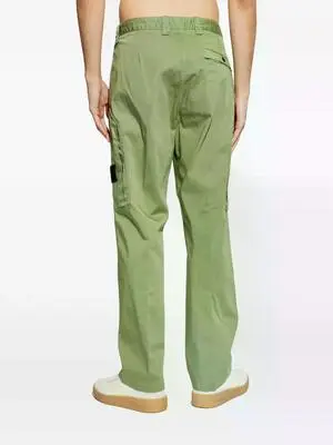 Stone Island Logo-patch Cargo Pants - Green