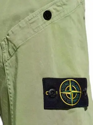 Stone Island Logo-patch Cargo Pants - Green