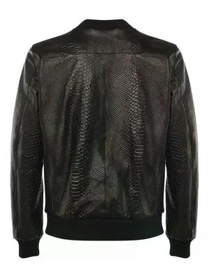 GIULIANO GALIANO Miami Zip Leather Jacket