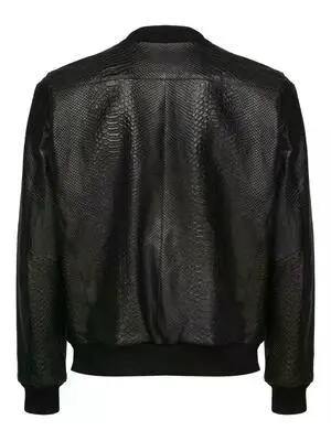 GIULIANO GALIANO Miami Zip Leather Jacket