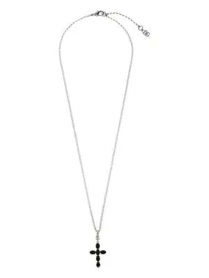 Dolce & Gabbana Cross-pendant Necklace - Silver