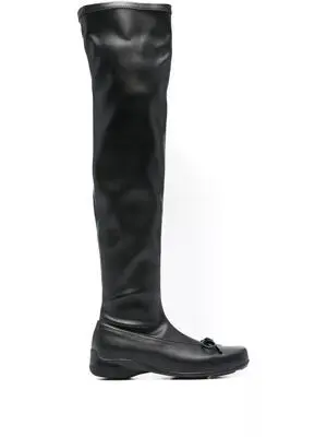 OPEN YY Thigh-high Ballet Boots - Black