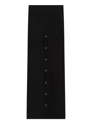 COURREGES Buttoned Long Skirt