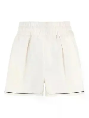 Manière De Voir Maniere De Voir Satin Shorts With Piping