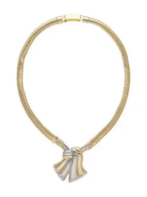 UGO CORREANI Bow-pendant Necklace - Gold