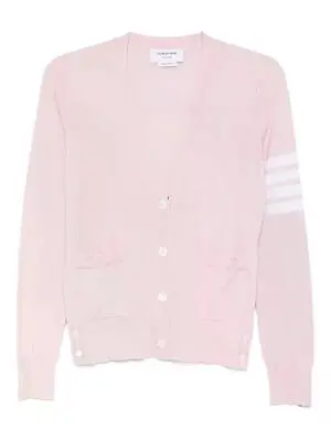 Thom Browne Pocket Stripe Sweater - Pink