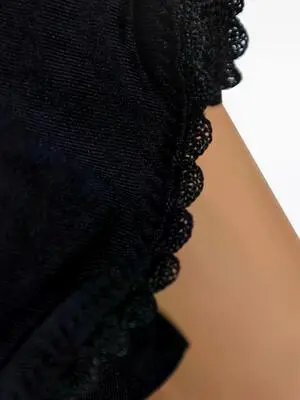 Melissa Odabash Ruffled Detail Bikini Top - Black