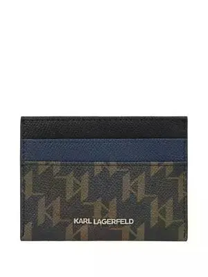 Karl Lagerfeld Monogram-print Cardholder - Brown