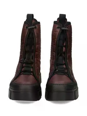 VIC MATIE Quilted Platform Combat Boots
