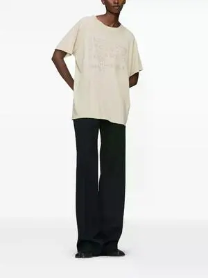 MAISON MARGIELA Logo Print T-shirt - Neutrals