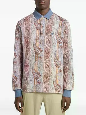 Etro Piqué Polo Shirt - Blue