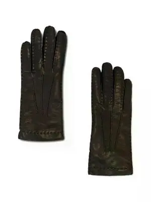 Miu Miu Leather Gloves - Black