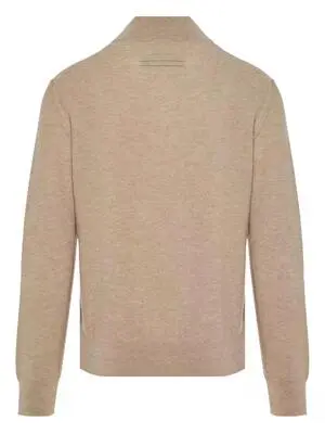 Zegna Half-zip Sweater - Neutrals