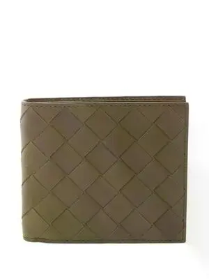 Bottega Veneta 2012-2025 Leather Intrecciato Wallet Small Wallets - Brown